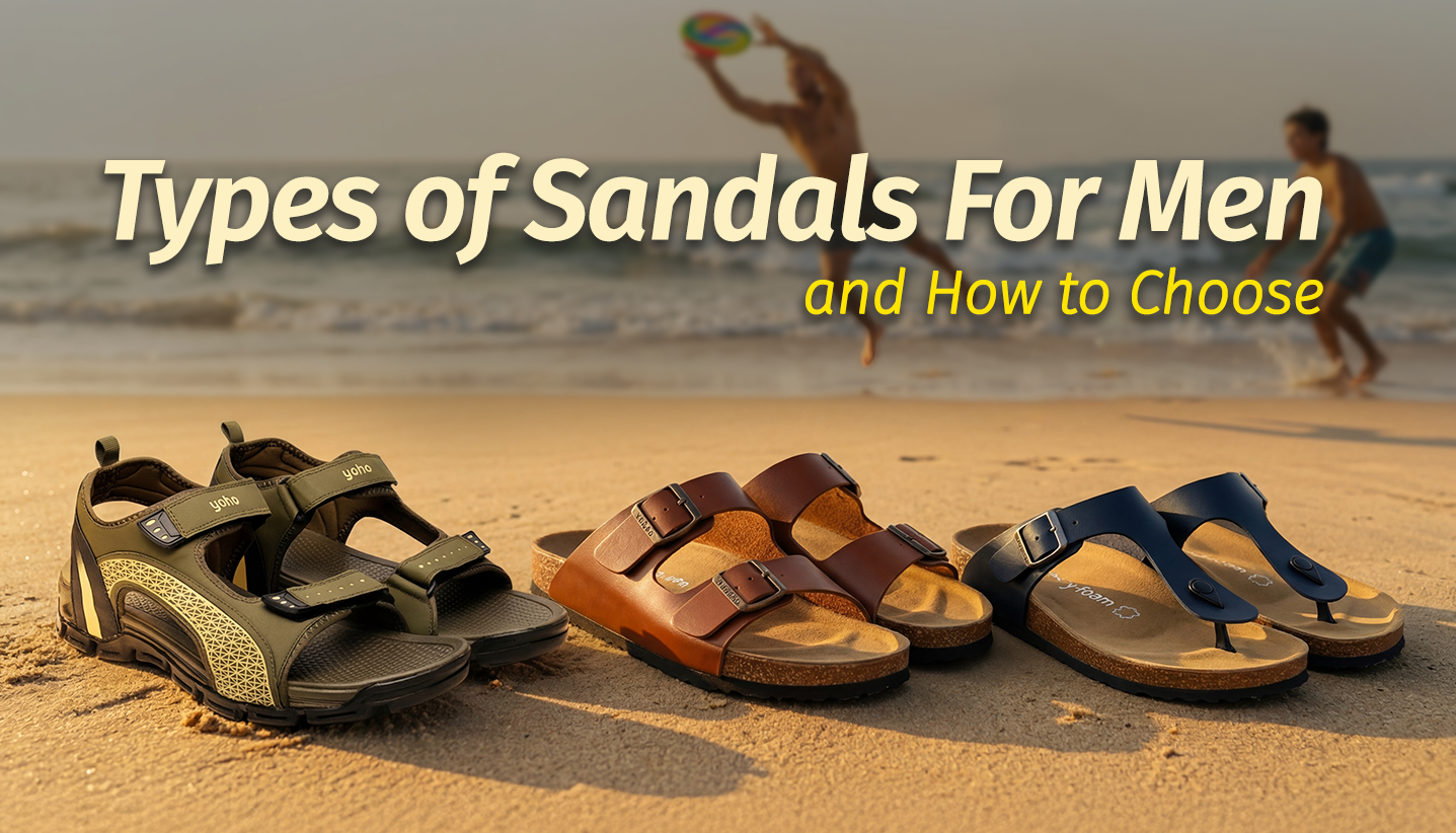 Types of Sandals for Men and How to Choose – YOHO LIFESTYLE