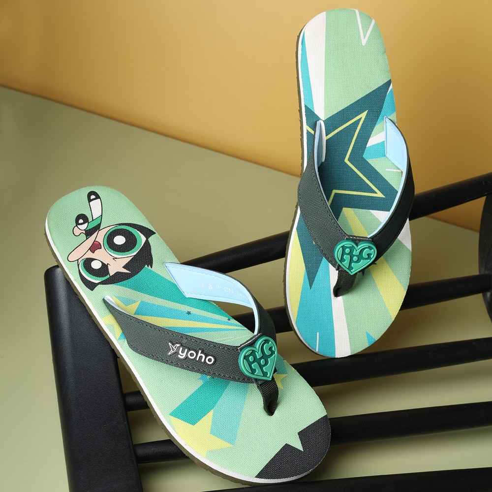 |Buy Iconic Buttercup Theme Powerpuff Girls Slippers For Women|Daily ...